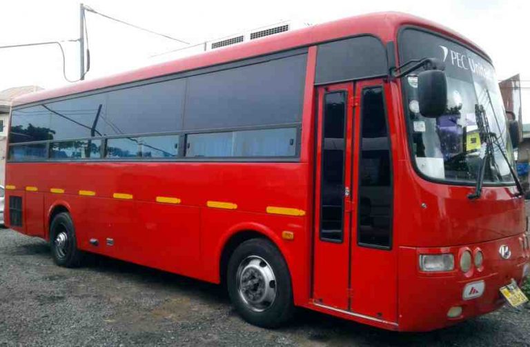33-seat air-conditioned bus (Outside-Accra) rental | A1 Car & Bus Rental