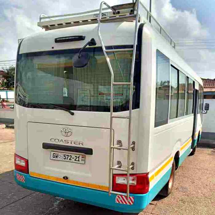 29-seat (new model) Coaster bus with A/C - Accra rounds rental